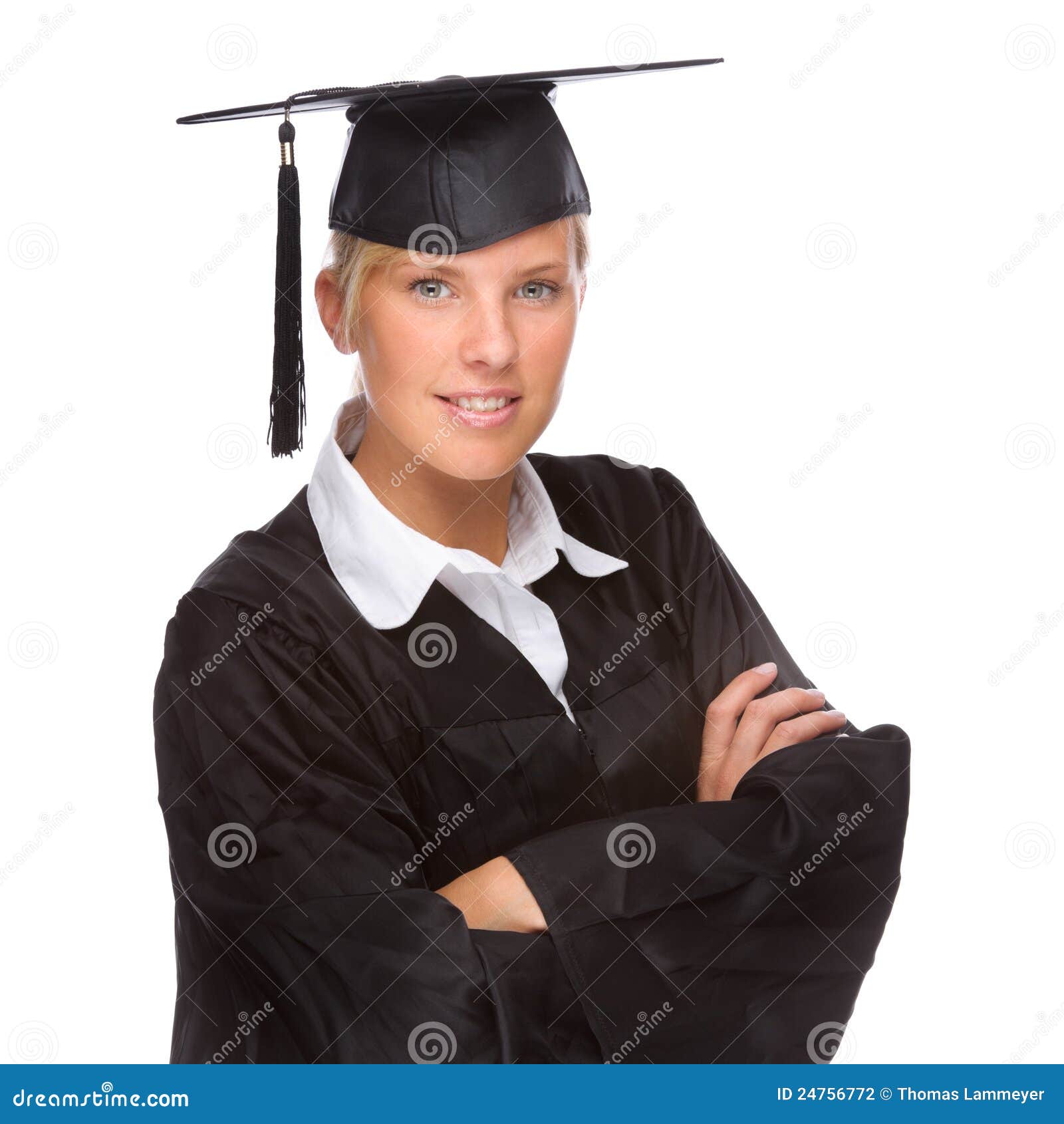 Graduation woman stock photo. Image of ceremony, beautiful - 24756772