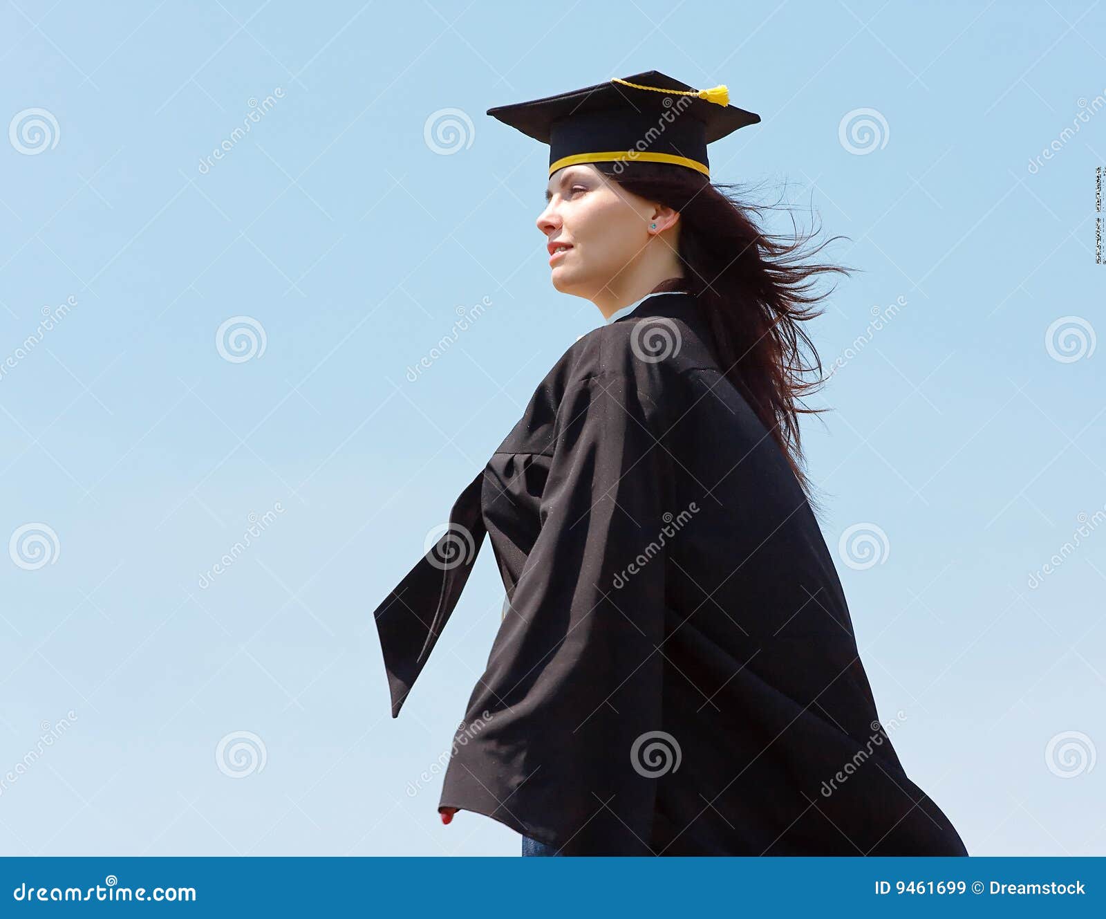 Graduation woman stock image. Image of people, graduate - 9461699