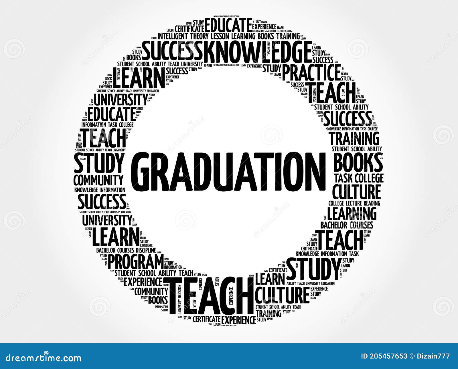 Graduation Word With Graduate Cap, Black And Gold Color, Glitter Dots ...