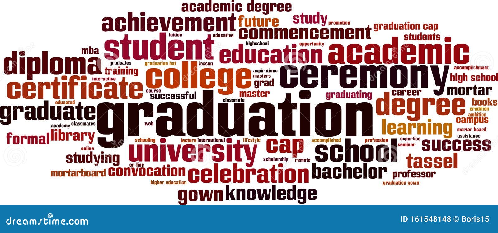 Graduation Word With Graduate Cap, Black And Gold Color, Glitter Dots ...