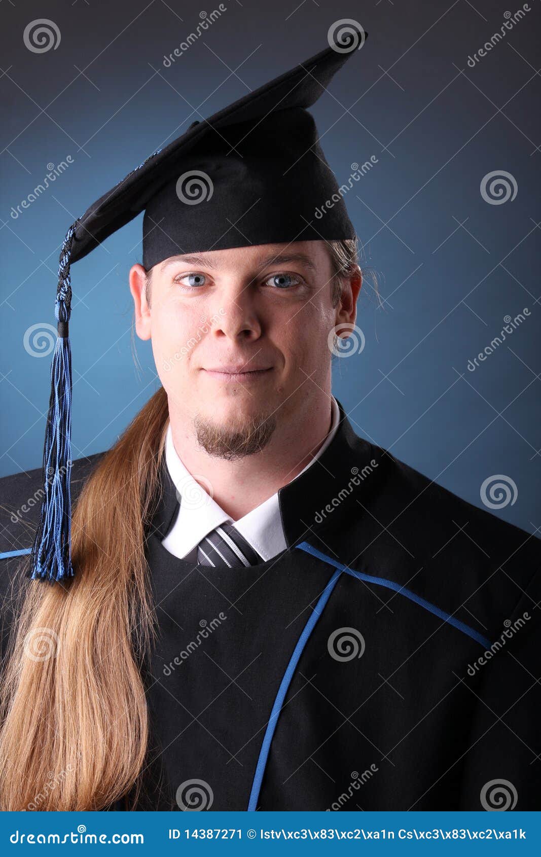 Graduation young man stock image. Image of beard, college - 14387271