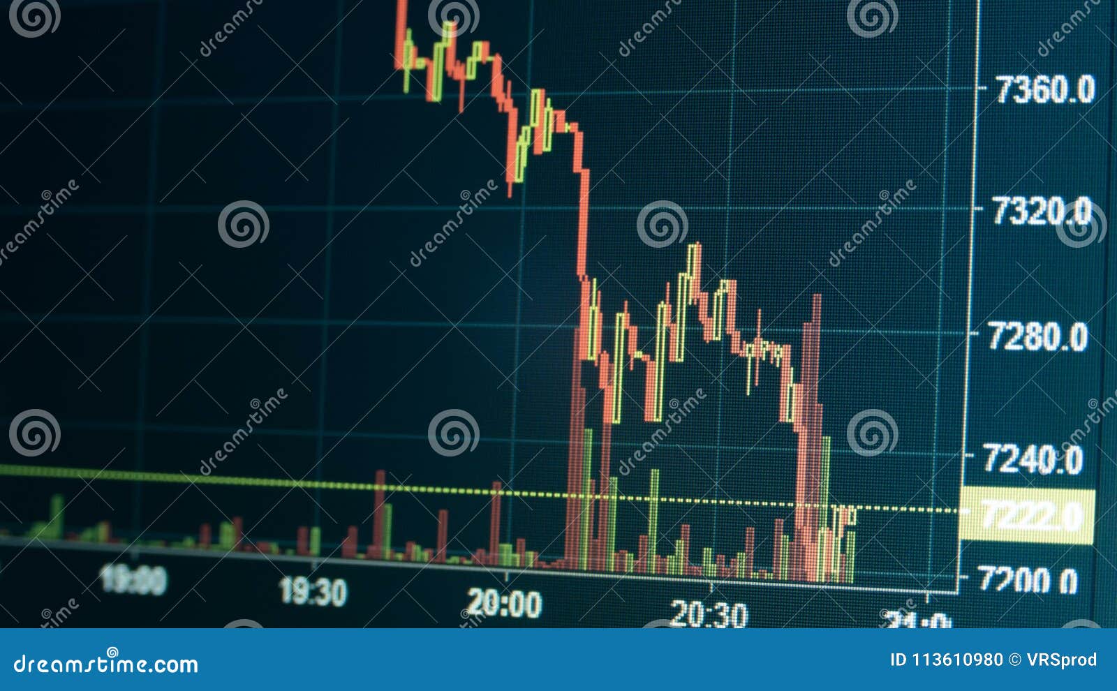 Graf Av Internet Som Handlar Crypto Valuta Arkivfilmer - Video av ...