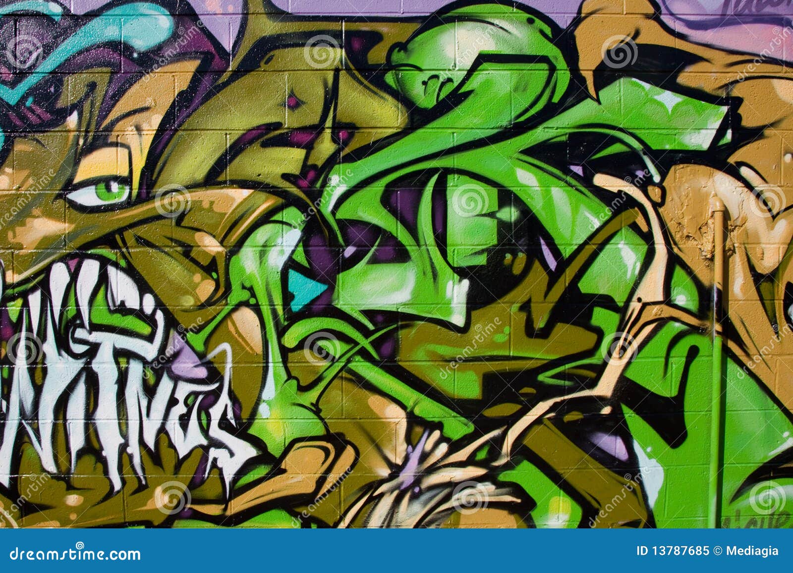 Graffiti Editorial Photo | CartoonDealer.com #6826391