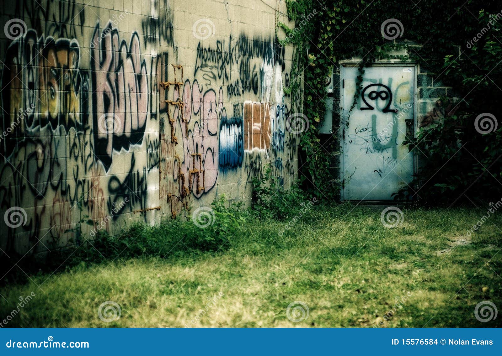 Graffiti stock photo. Image of vandalism, vandalized - 15576584
