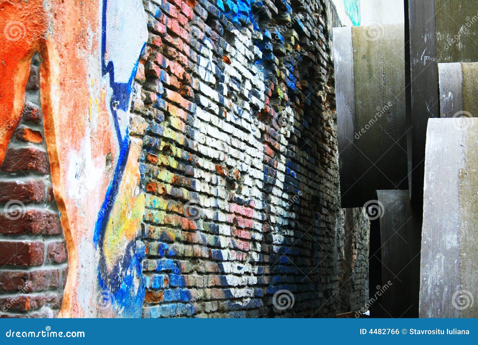 Graffiti stock photo. Image of pipes, store, settle, pipe - 4482766