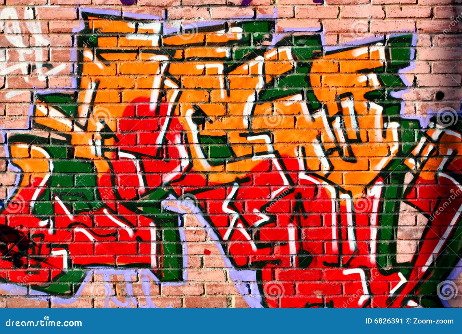 Red Graffiti Over Pavement `la Vida Se Respeta` Or Respect Life With A ...