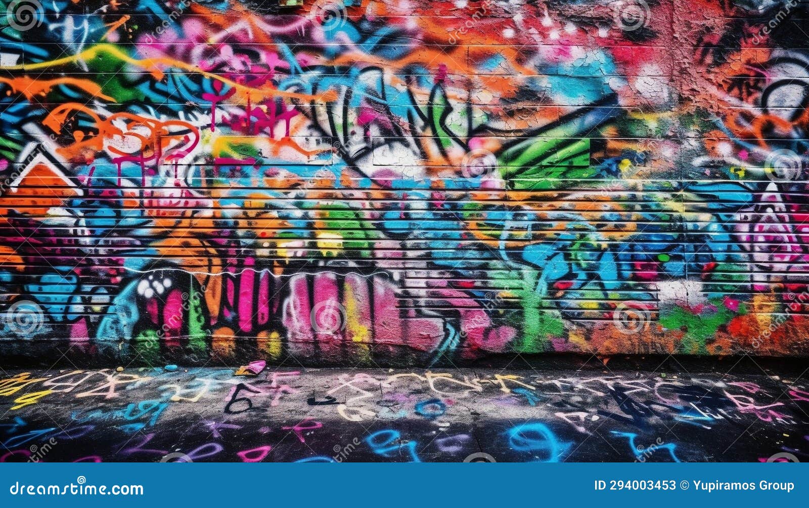 Graffiti Abstract Backgrounds, Creativity on Wall, Building Feature ...