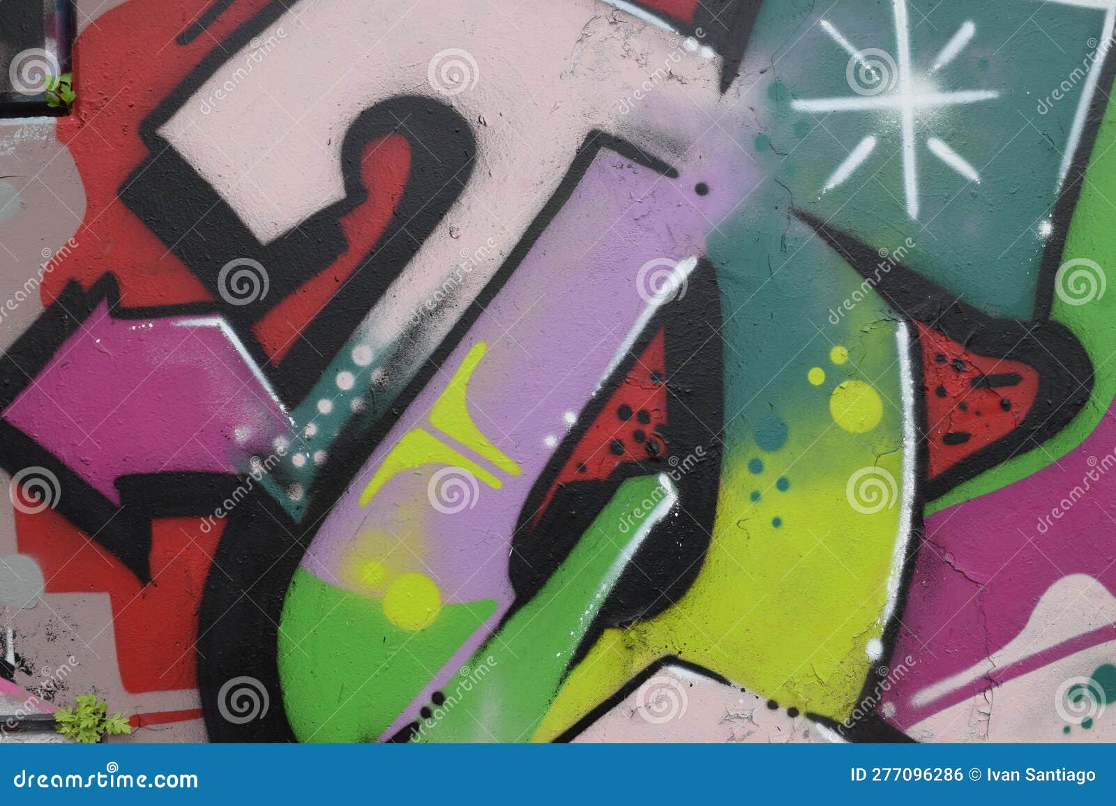 Graffiti Abstract Spray Paint Art Stock Photo - Image of paint ...