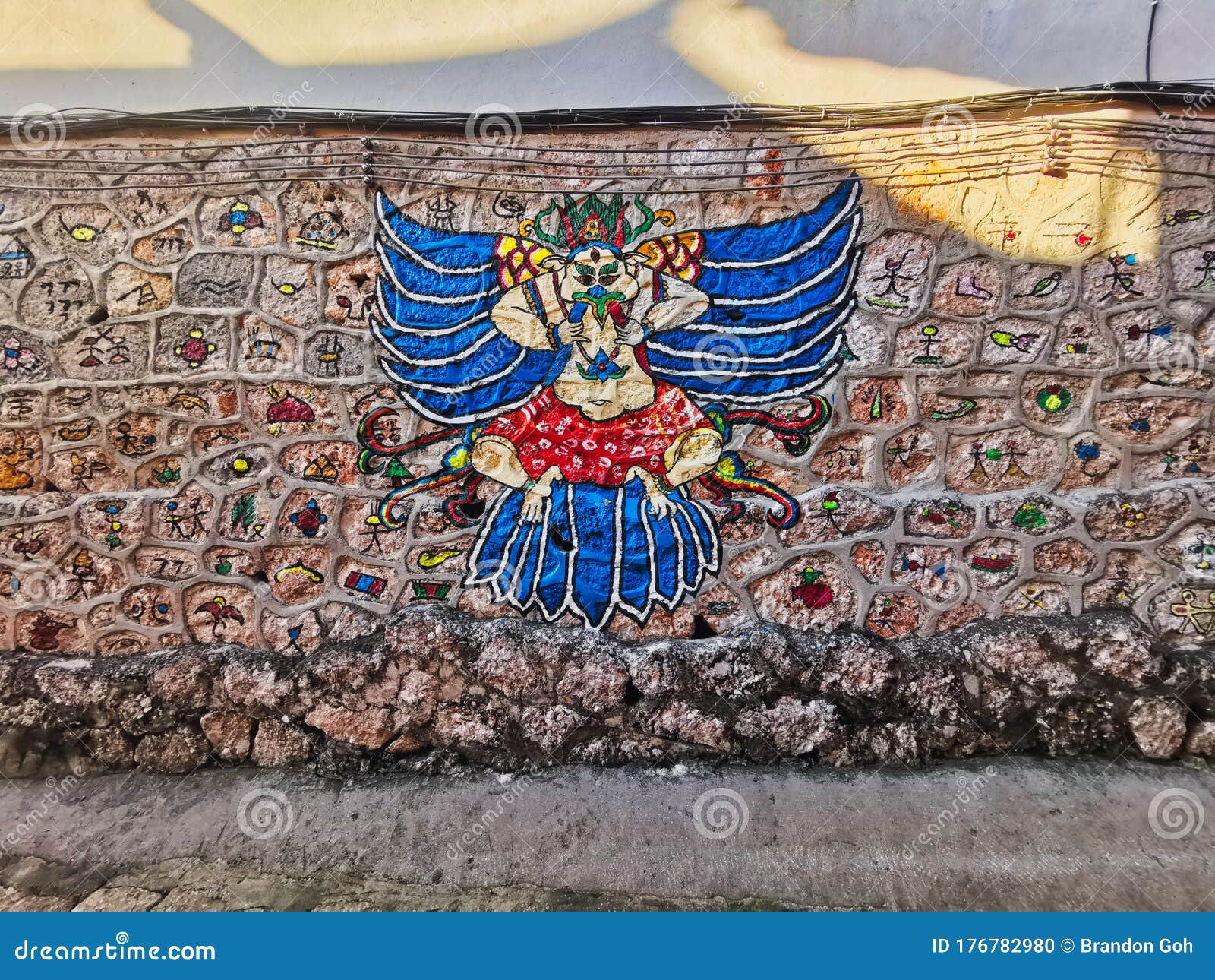 Graffiti of and Ancient Myth Editorial Image - Image of eastern ...