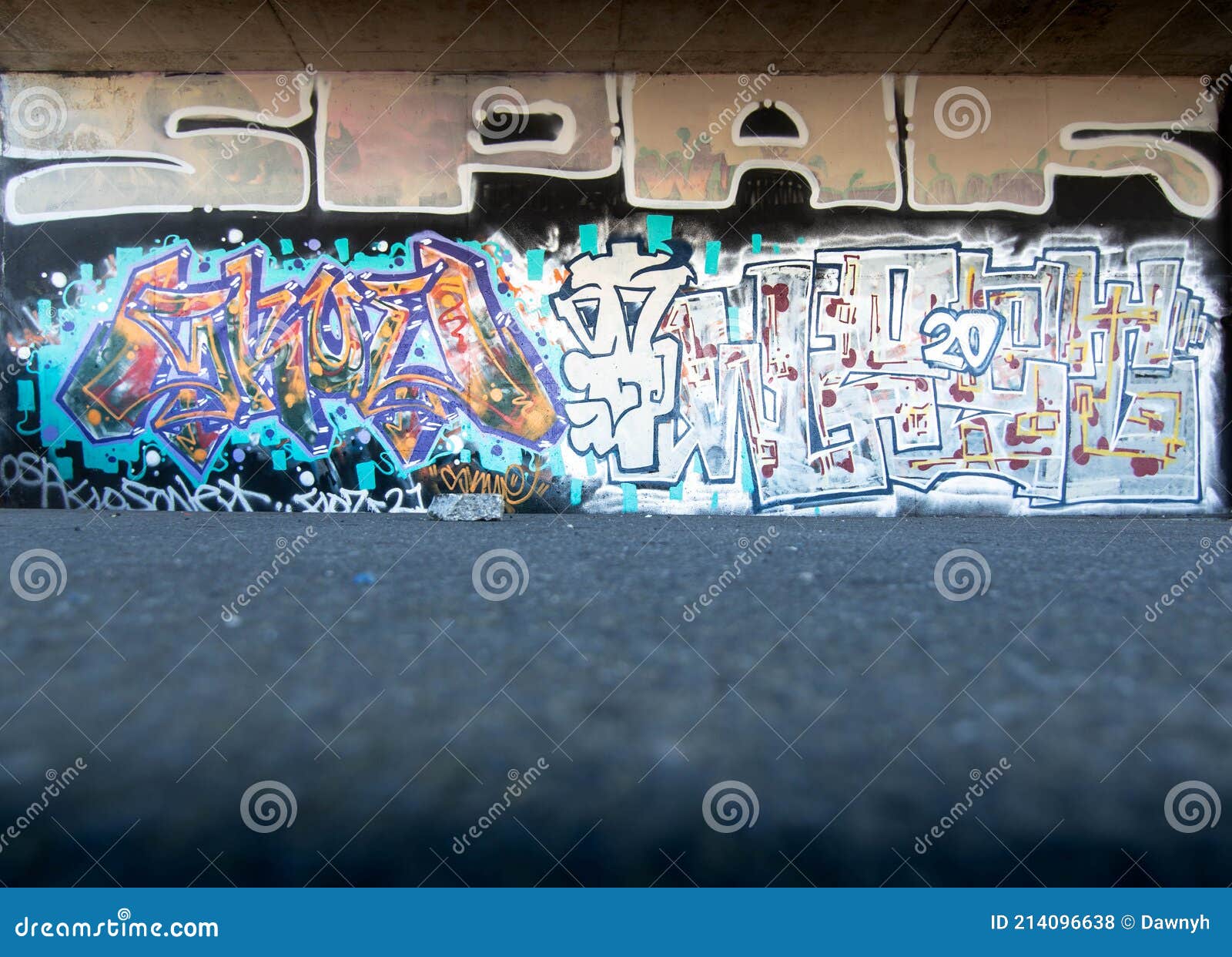 Graffiti Art in Blackpool, Lancashire, UK Editorial Stock Photo - Image ...