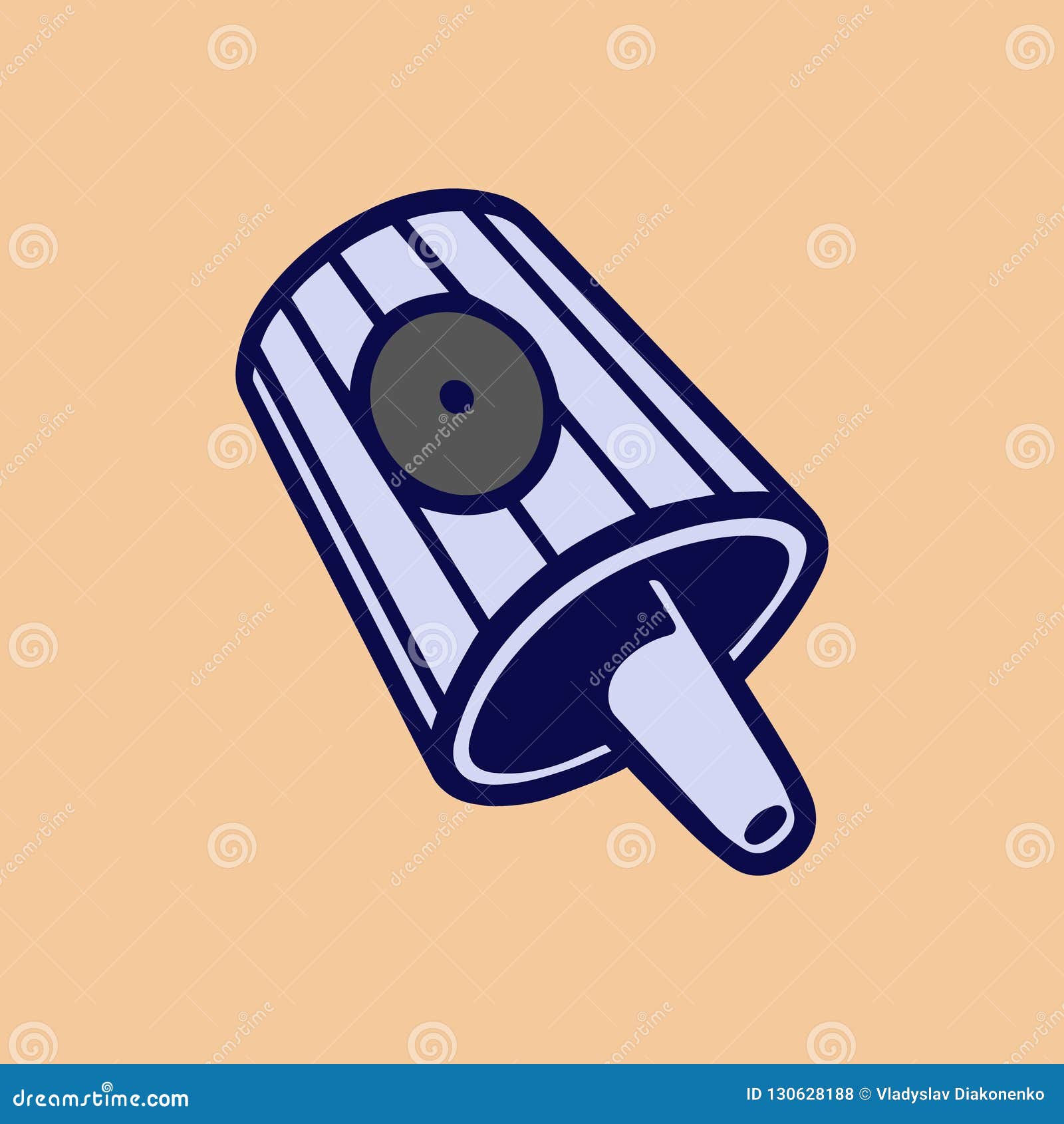 Graffiti Art Cap with Grey Circle and Stripes. Stock Vector ...