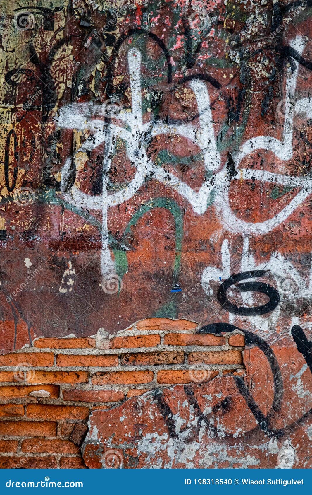Graffiti Art Wall Old Texture Background Stock Photo - Image of dirty ...
