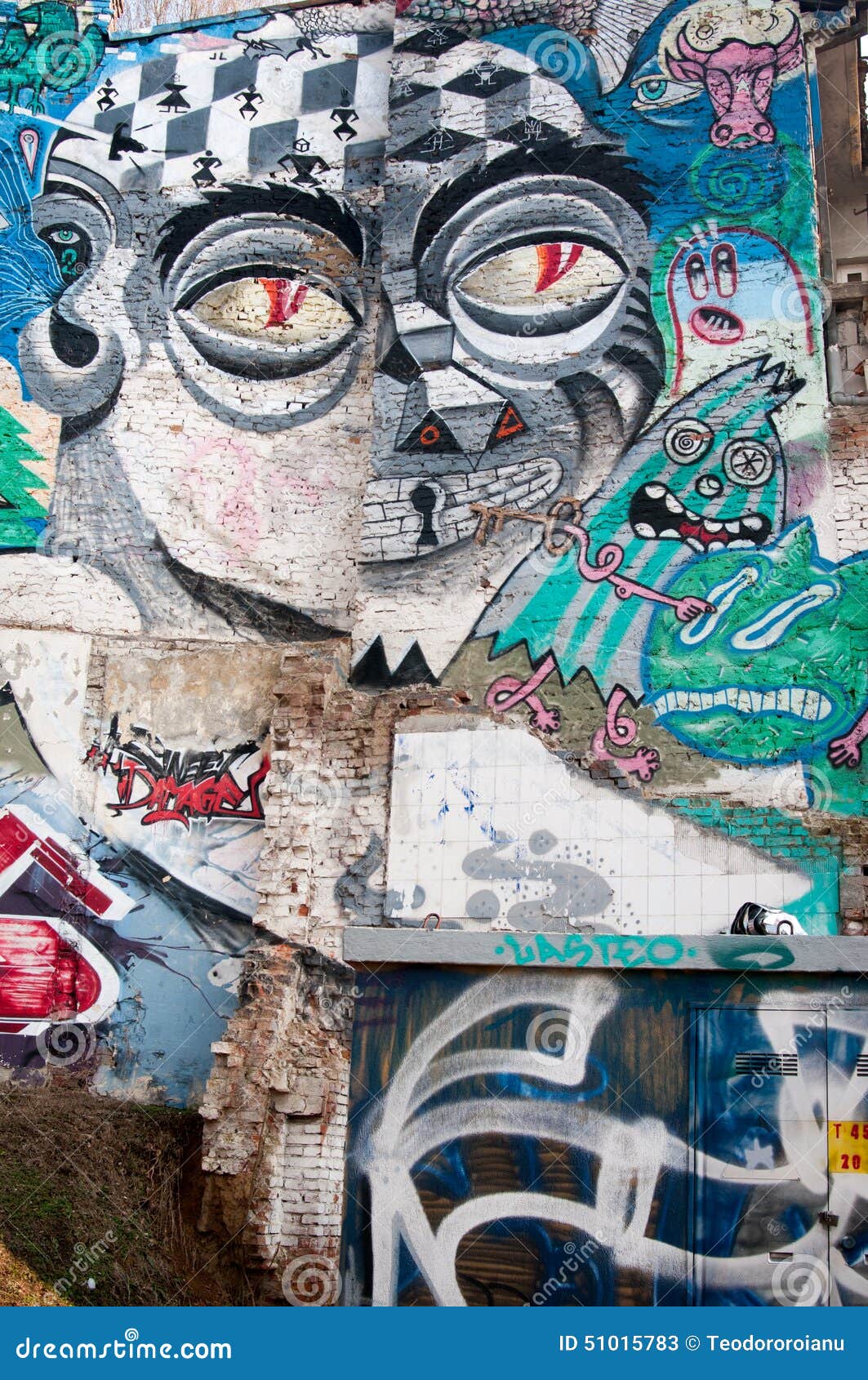 Graffiti arts editorial stock photo. Image of human, graffiti - 51015783