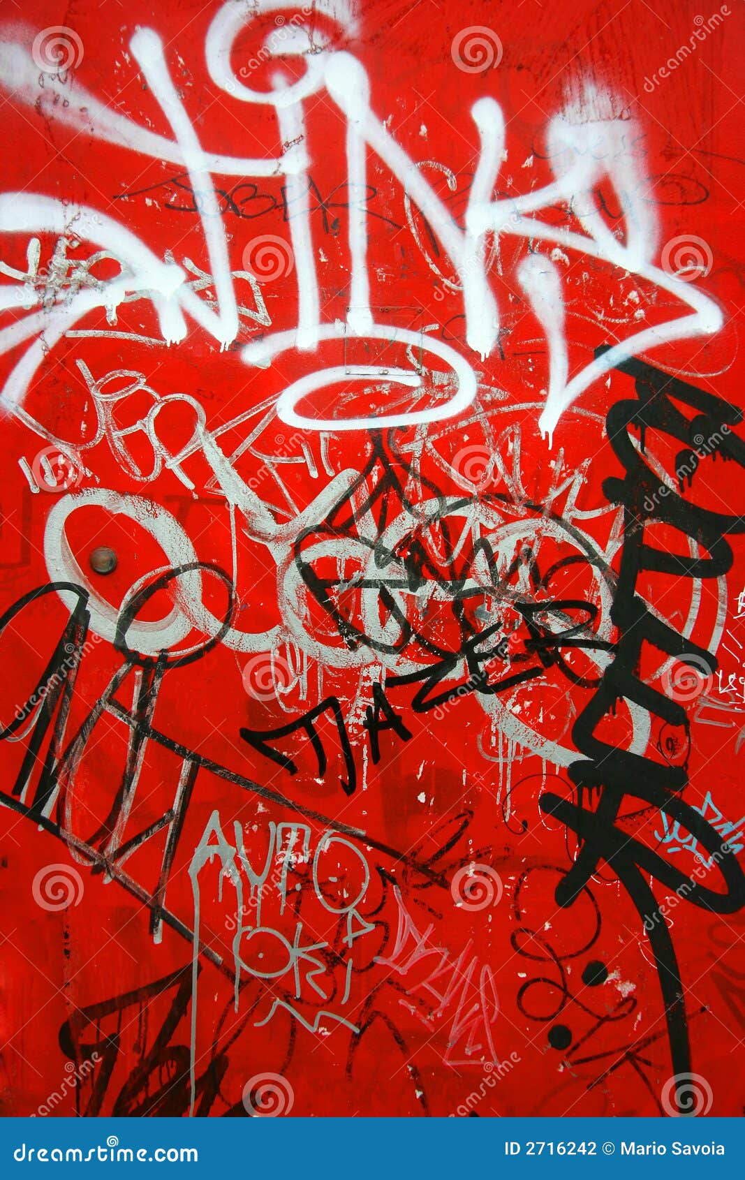 Graffiti Auf Dem Rot, Vertikal Stockfoto - Bild von kultur, zeichen ...