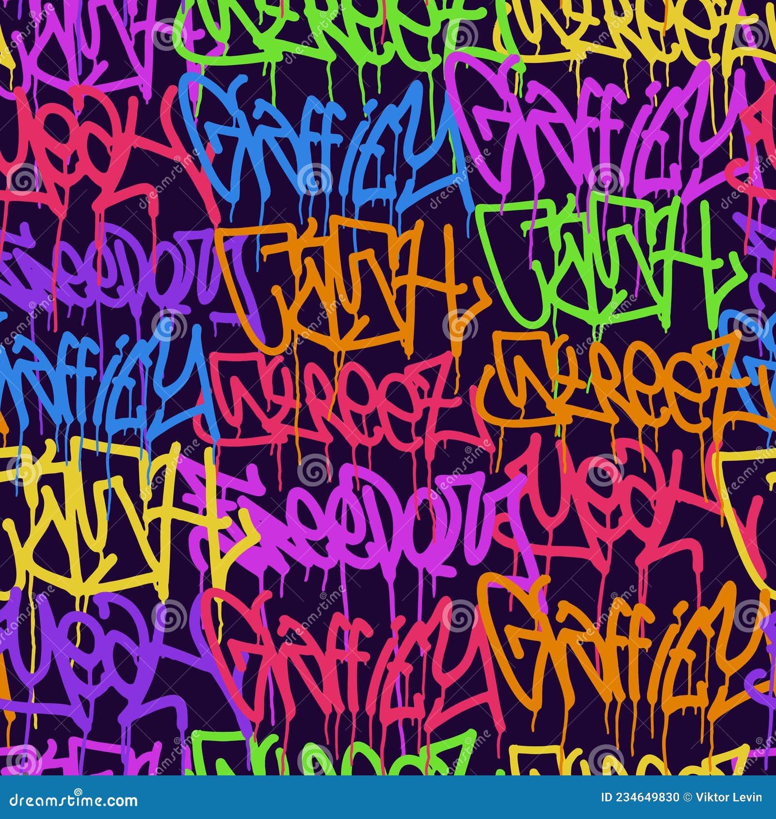 Squeeze Marker Font In Graffiti Style. Dripping Capital Letters Vector ... Squeeze Marker Font In Graffiti Style. Dripping Capital Letters Vector ...