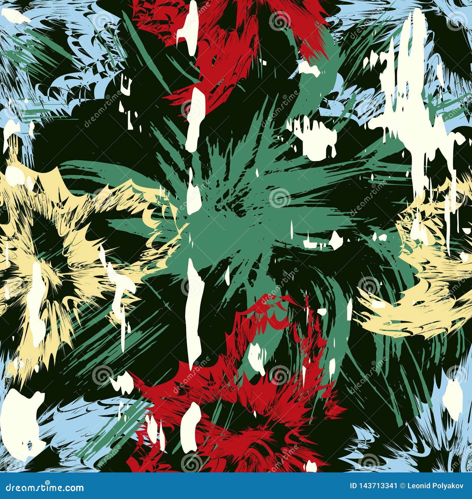 Graffiti Background Seamless Pattern Stock Illustration - Illustration ...