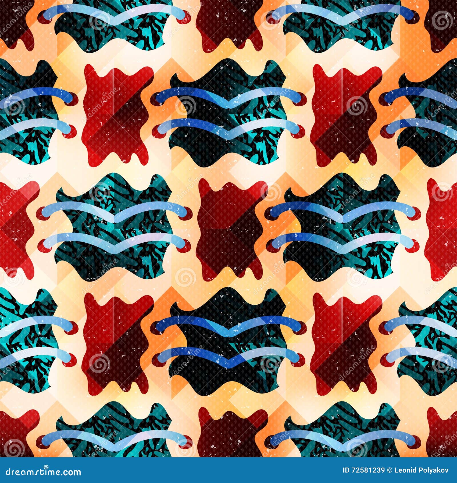 Graffiti Background Seamless Pattern Stock Vector - Illustration of ...