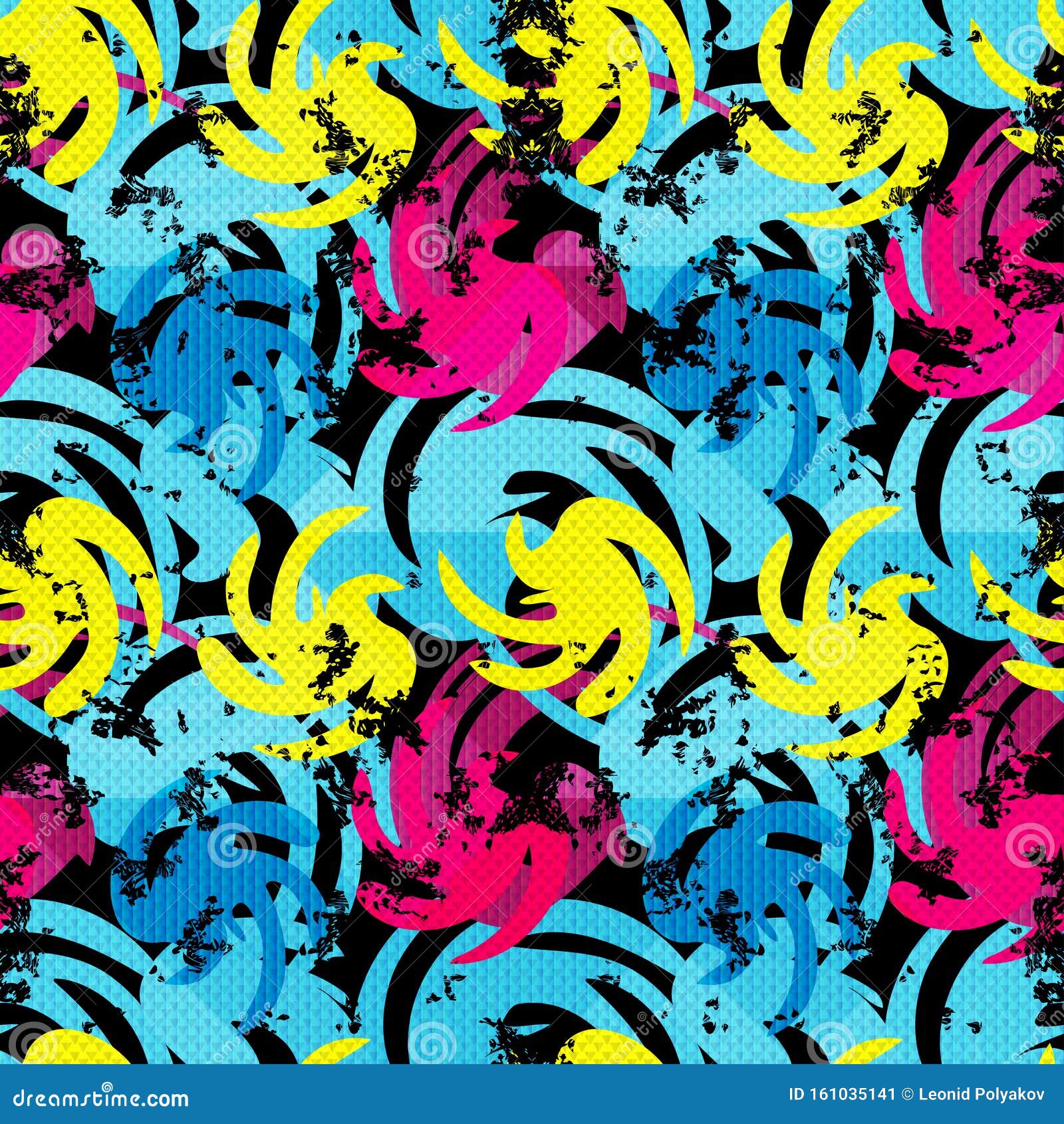 Graffiti Background Seamless Texture Stock Illustration - Illustration ...