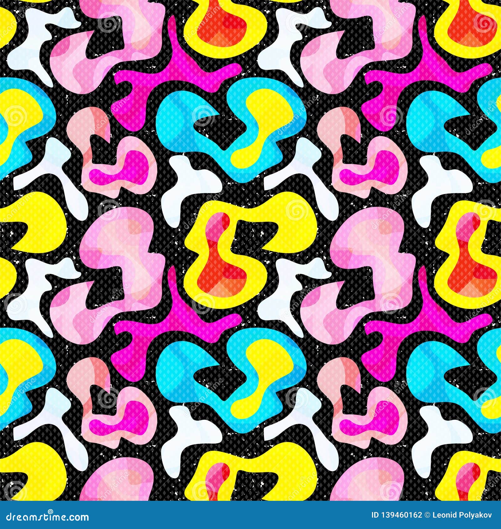 Graffiti Colored Seamless Texture Illustration Stock Illustration ...