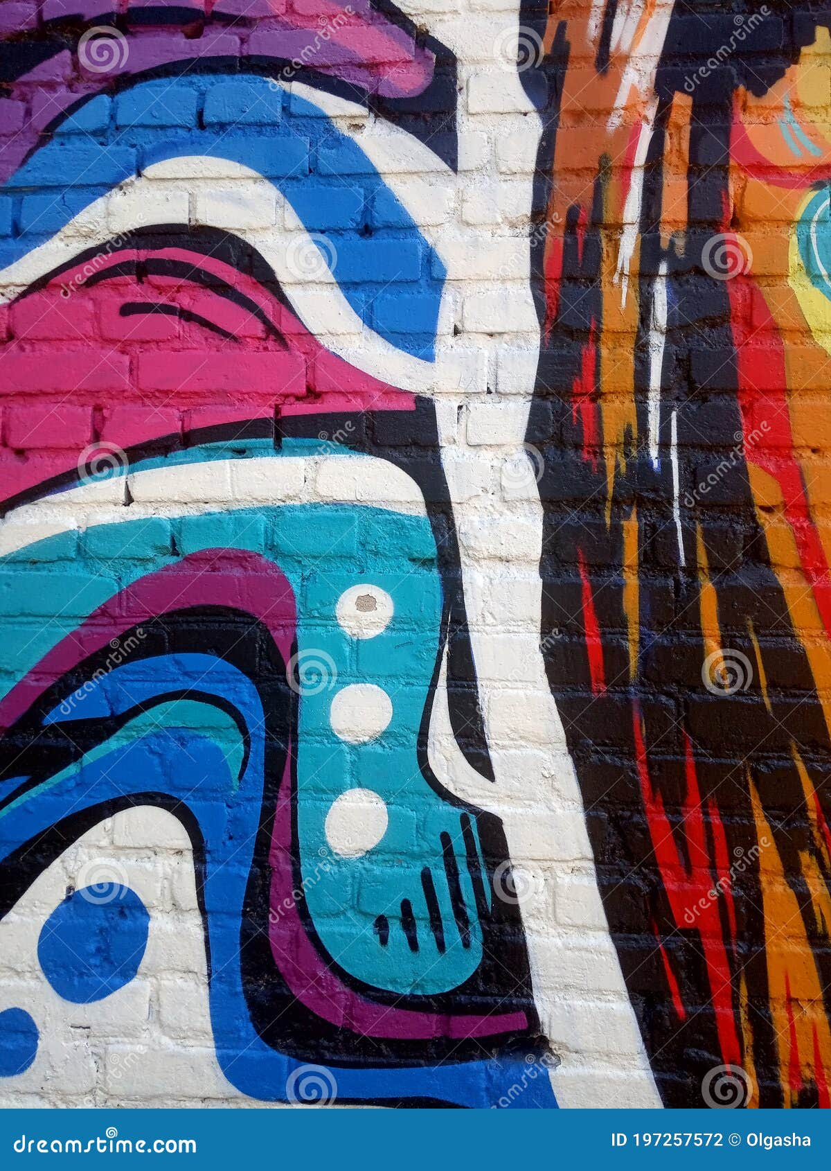 Graffiti, Colored Wall, Multi-colored Abstract Graffiti Editorial ...