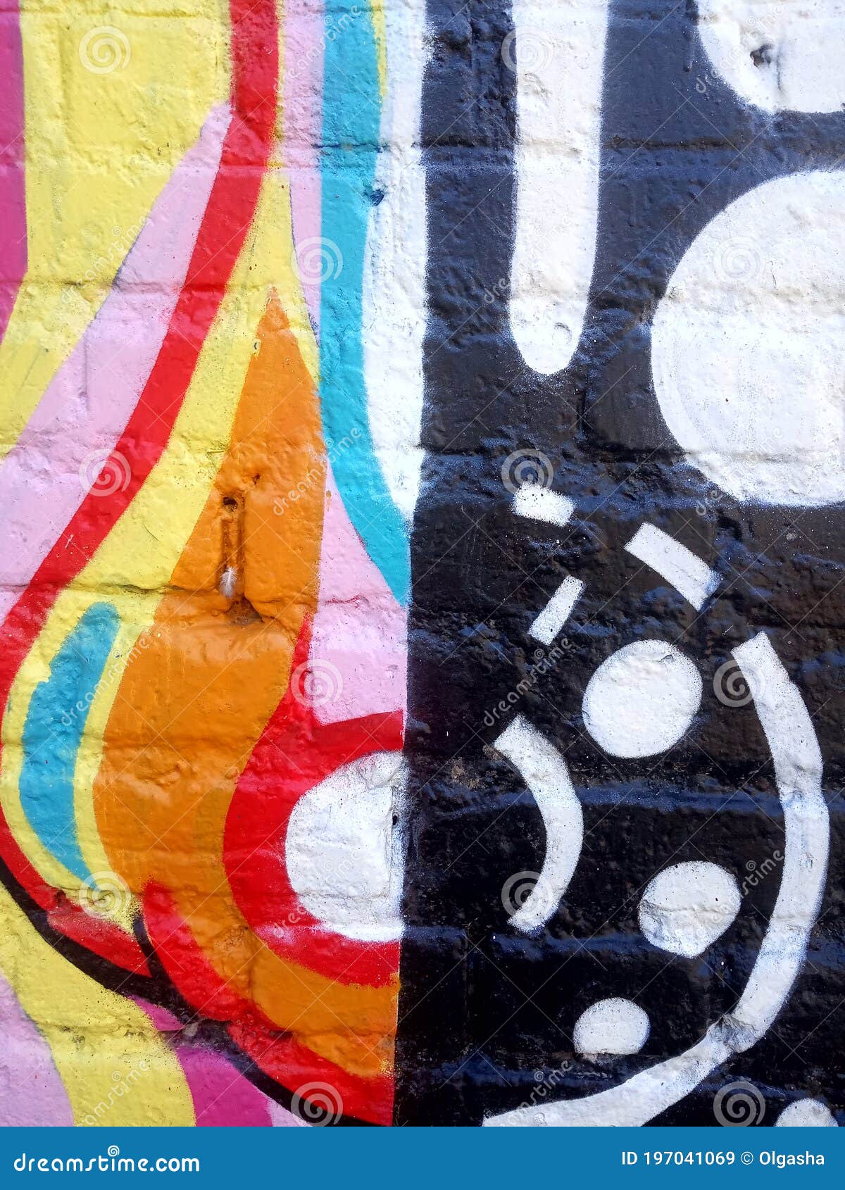 Graffiti, Multi-colored Abstract Graffiti Texture Editorial Stock Image ...