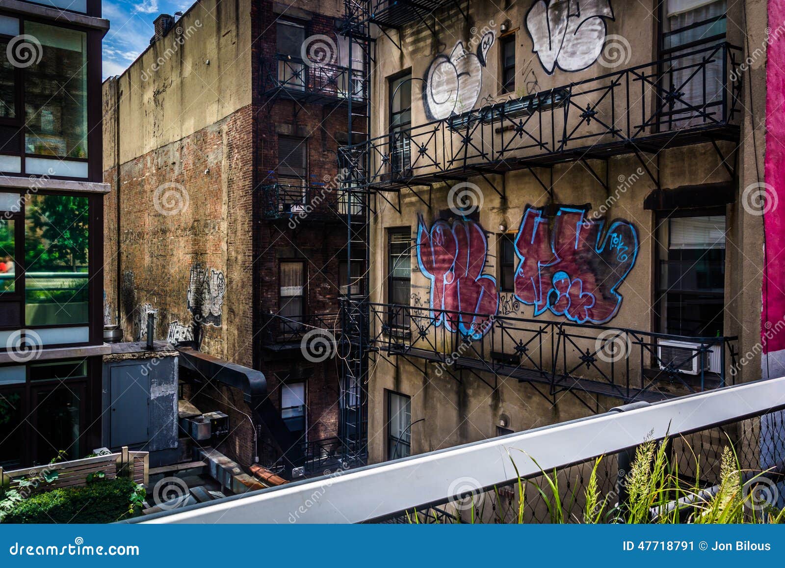 Graffiti Covered Slums Editorial Photo | CartoonDealer.com #5467583