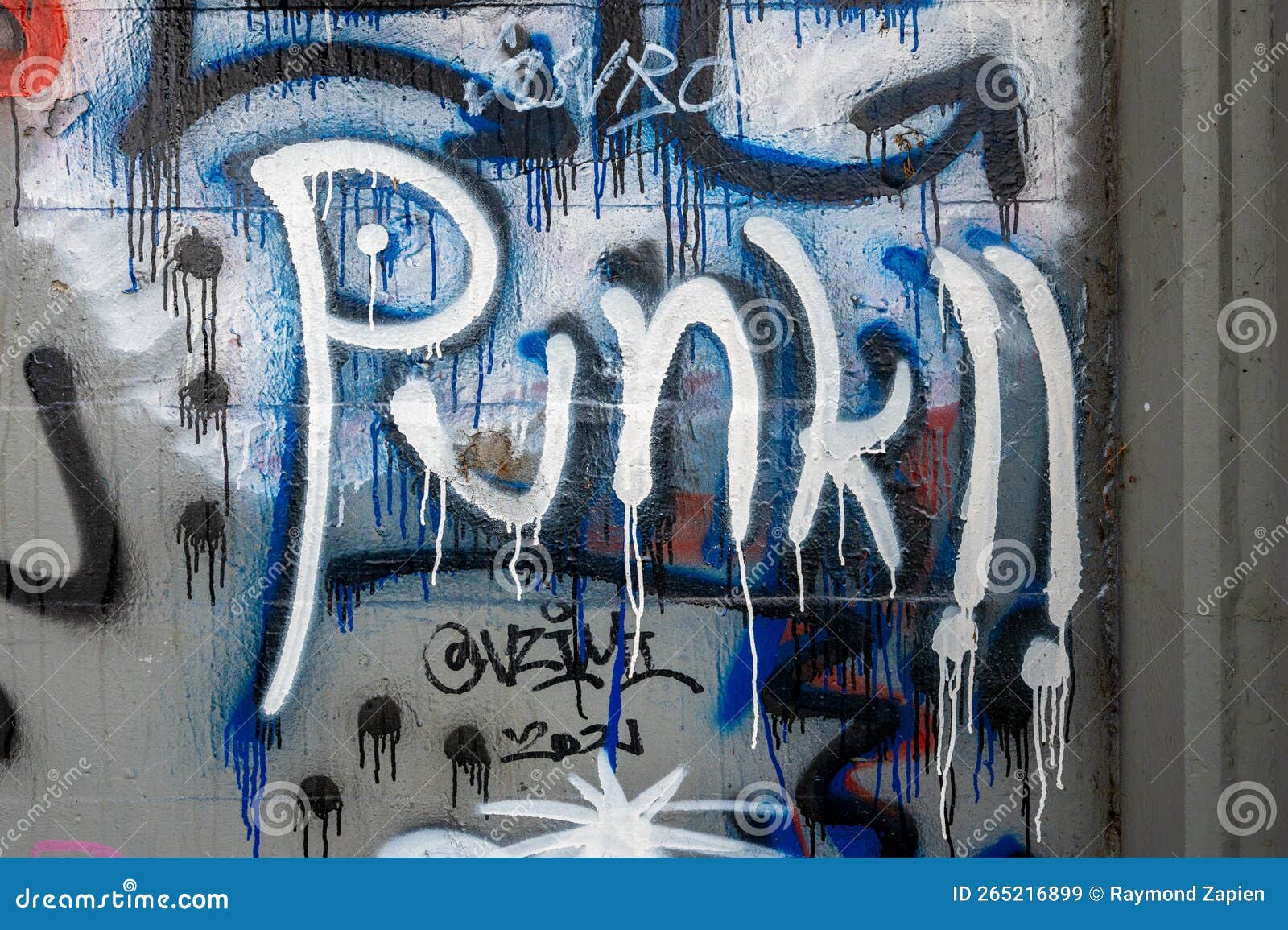 Graffiti De Pintura Punk Spray Imagen de archivo - Imagen de aerosol ...