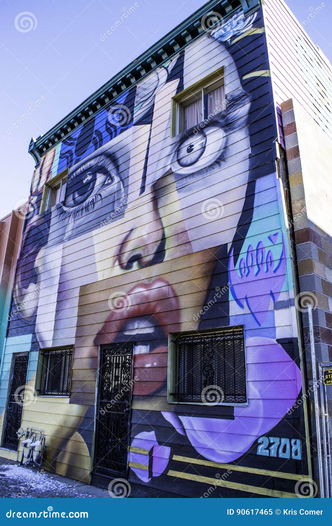 Graffiti Di Denver, Colorado Immagine Editoriale - Immagine di ...