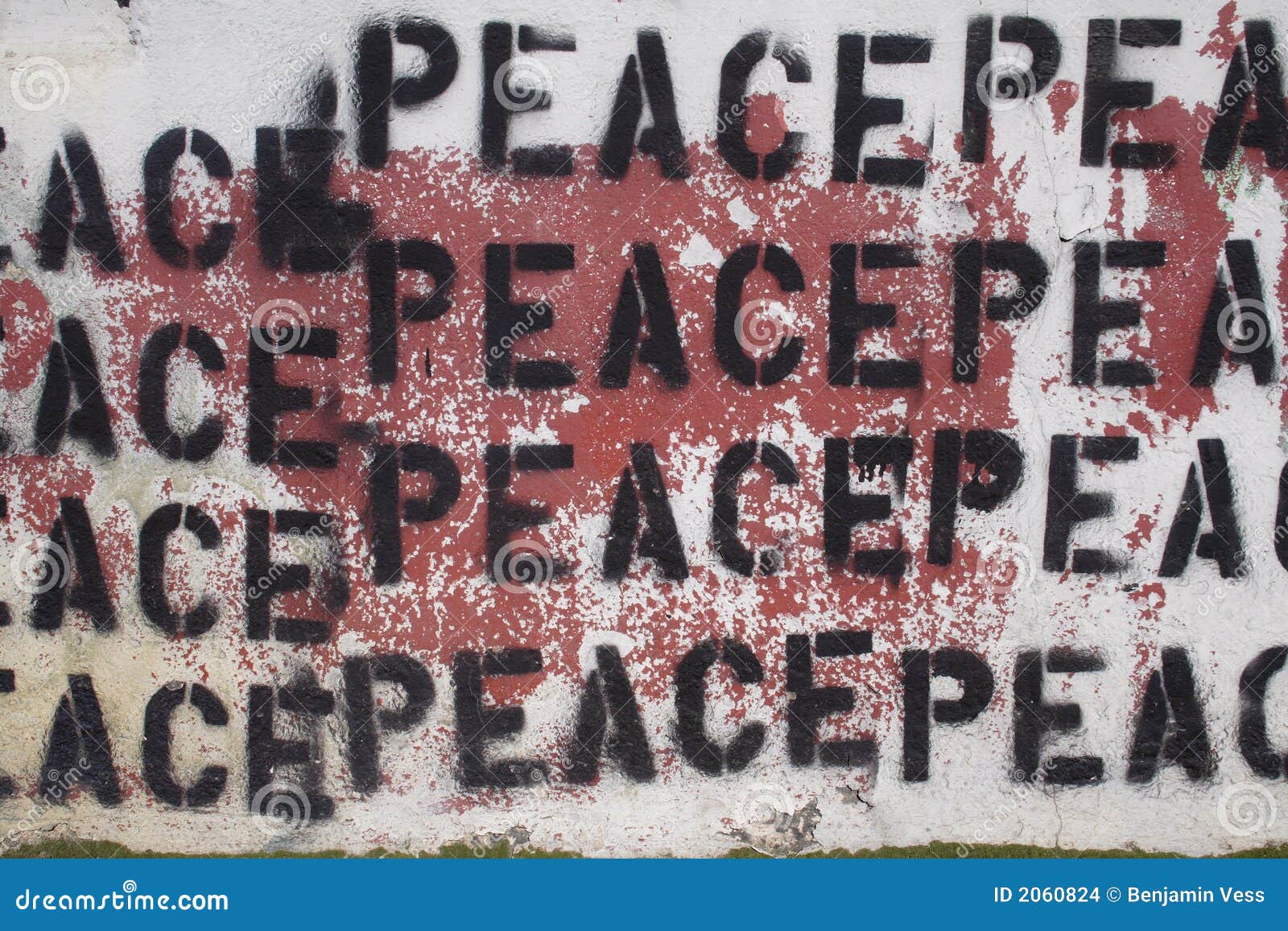 Graffiti di pace fotografia stock. Immagine di vernice - 2060824