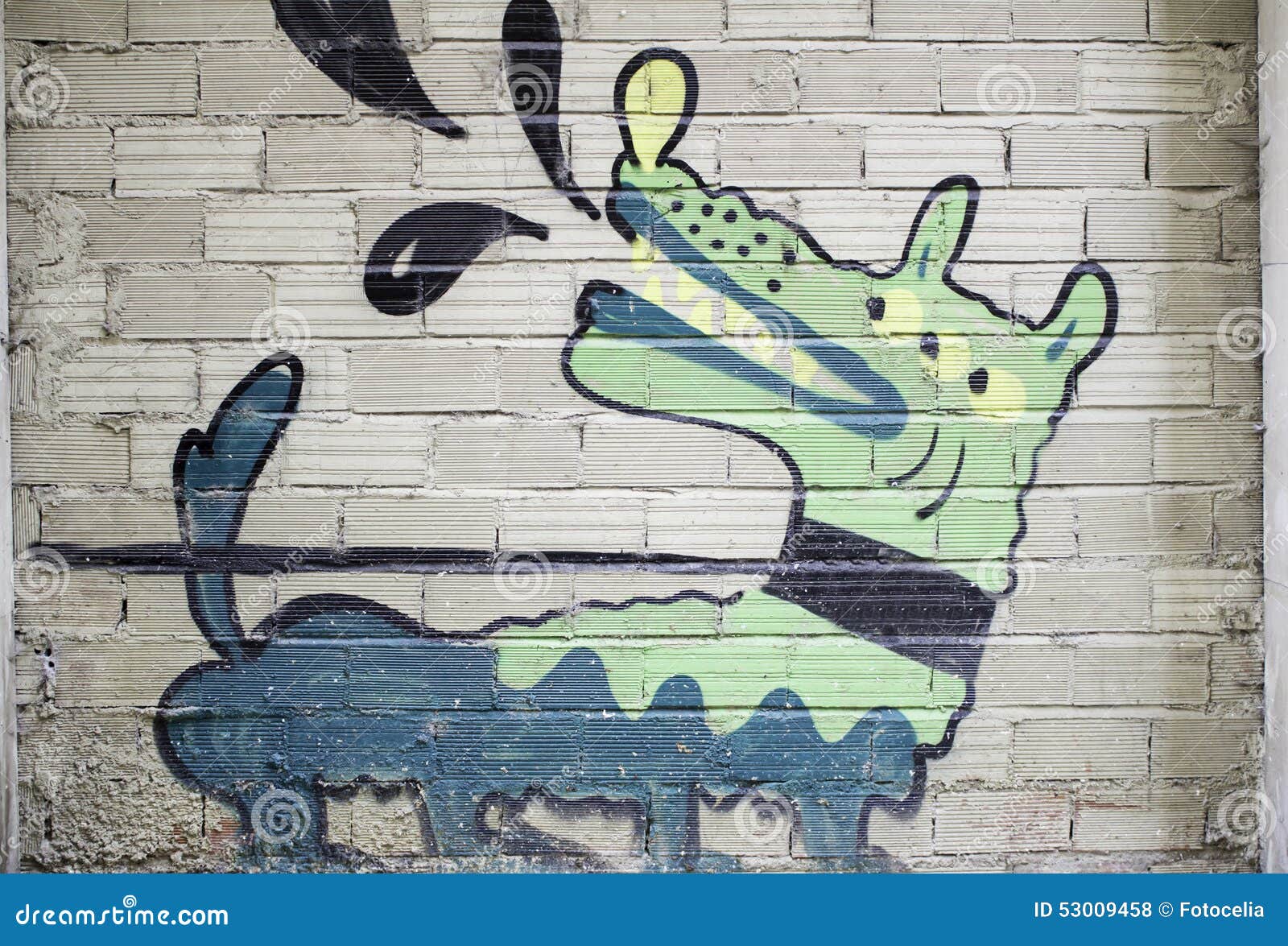 Graffiti dog editorial stock photo. Image of abstract - 53009458