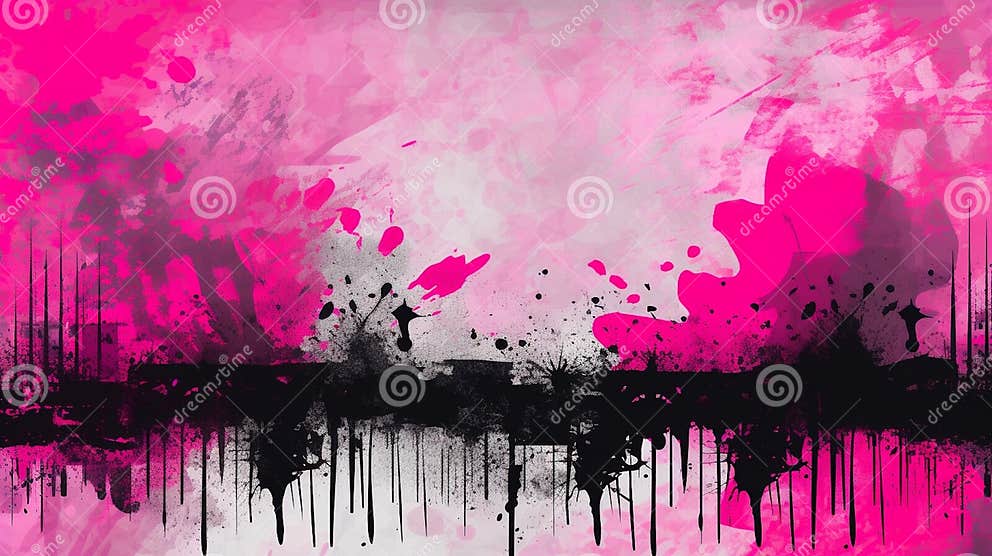 Graffiti Drawing Emo Symbols Background . Painted Graffiti Spray ...