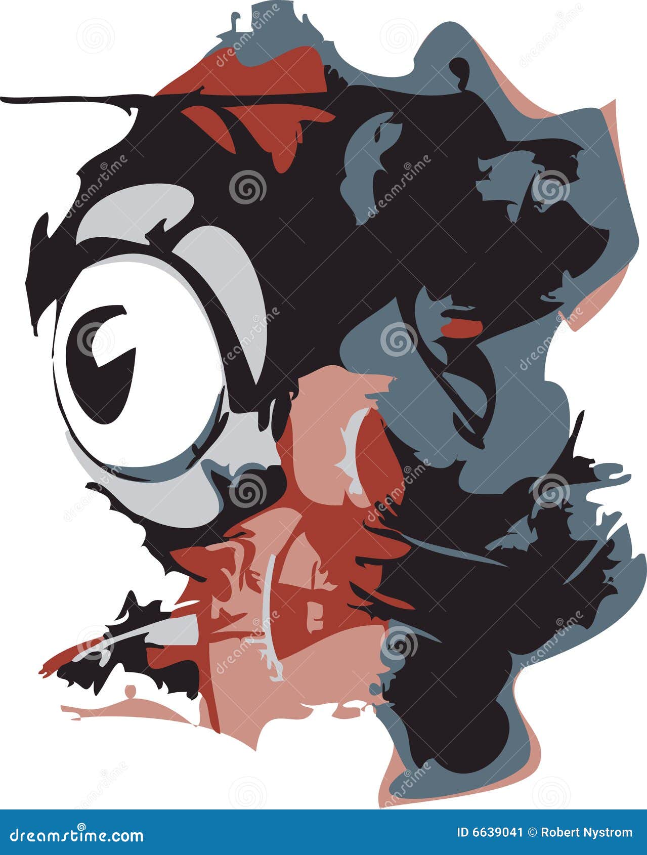 Graffiti Eyeball stock vector. Illustration of eyes, sight - 6639041