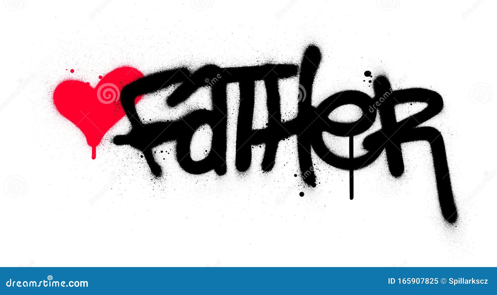 Father Word - Hand Drawn Lettering On White Background Royalty-Free ...