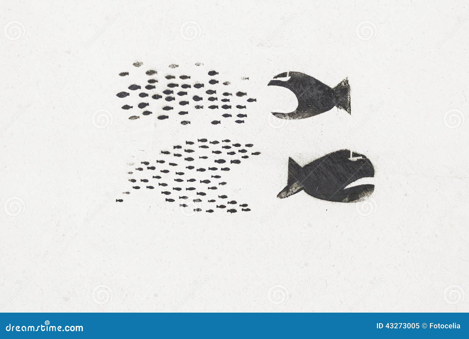 Graffiti fish stock illustration. Illustration of aggressive - 43273005