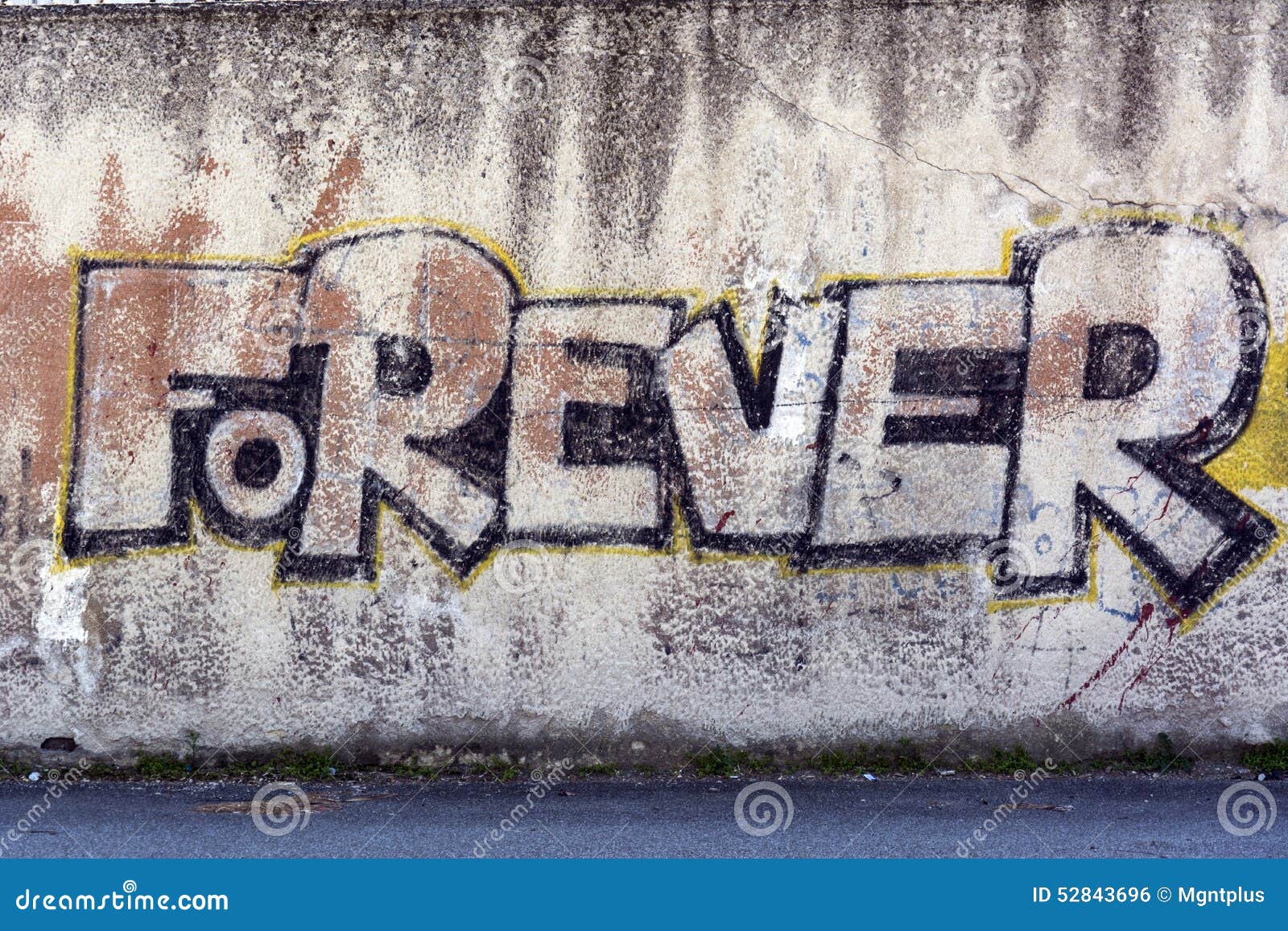 Graffiti forever. editorial photo. Image of colorful - 52843696