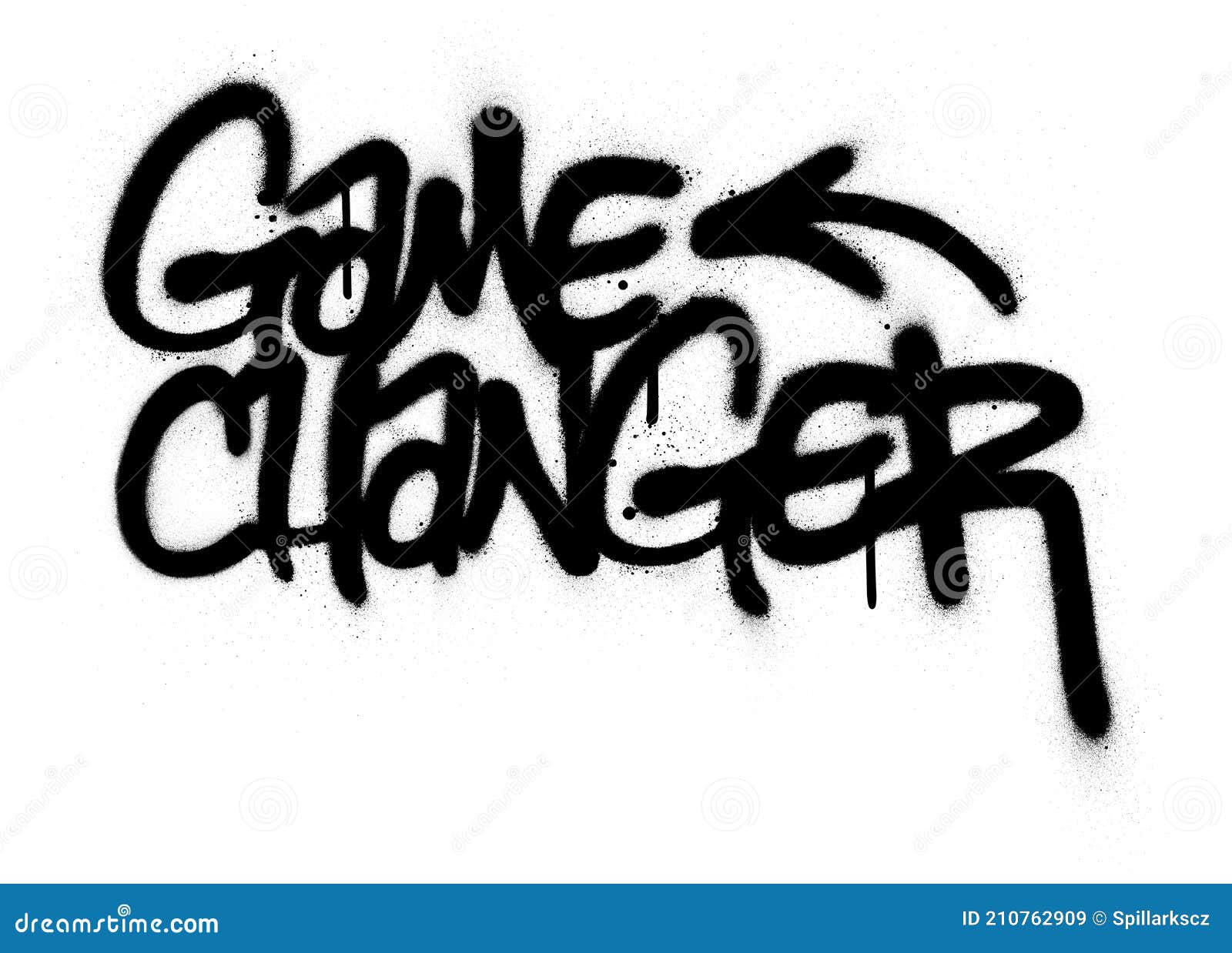 Be The Game Changer. Motivational Slogan, Brush Lettering .caption On ...