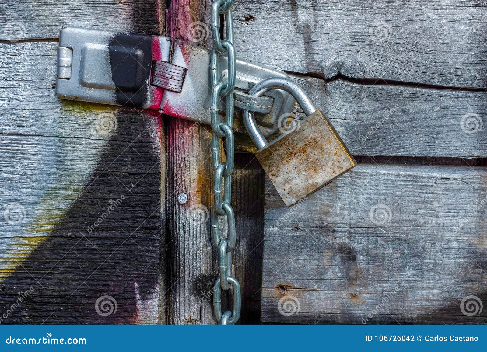Graffiti Gate stock photo. Image of color, close, entrance - 106726042