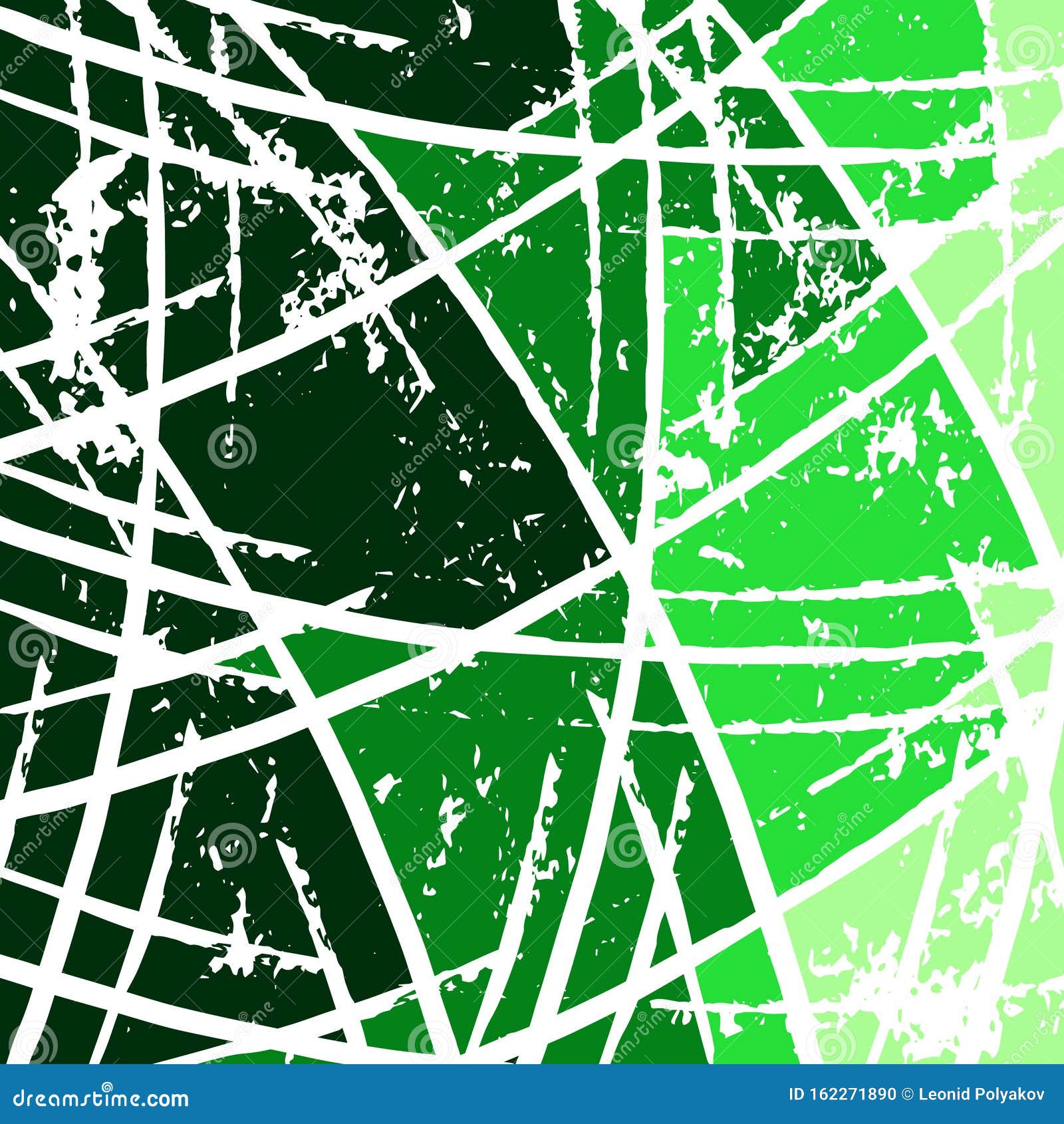 Graffiti Green Geometric Objects Illustration Stock Illustration ...