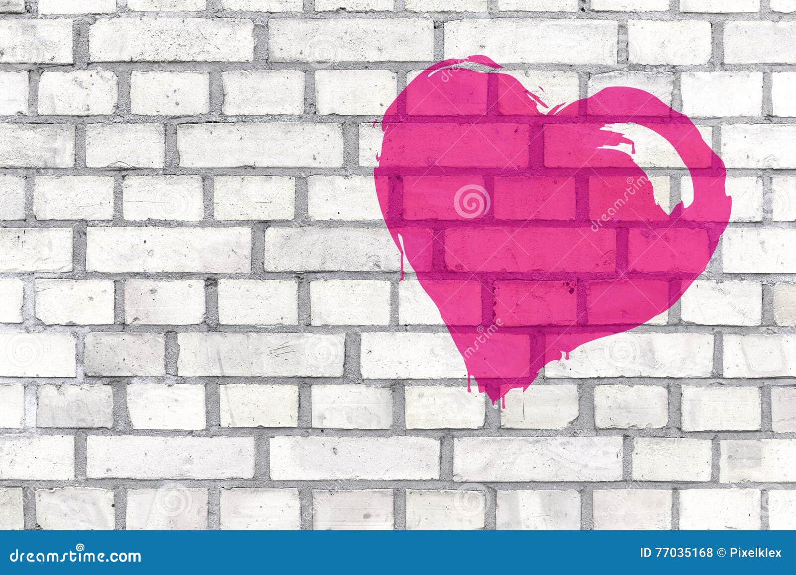 Graffiti Heart stock photo. Image of graffito, heart - 77035168