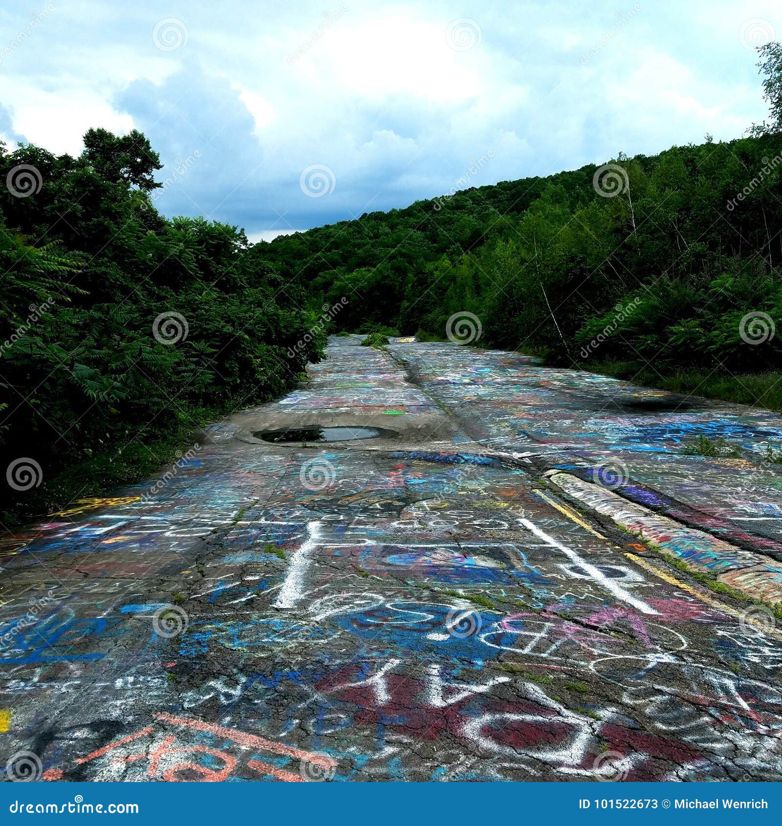 Graffiti highway stock image. Image of highway, centralia - 101522673