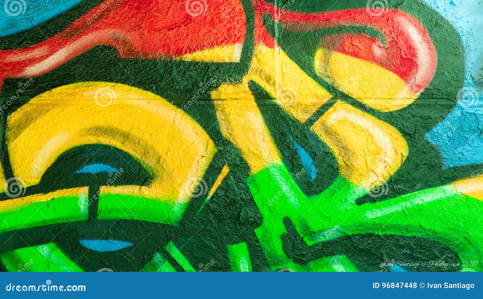 Graffiti Lines and Colors stock photo. Image of brick - 96847448