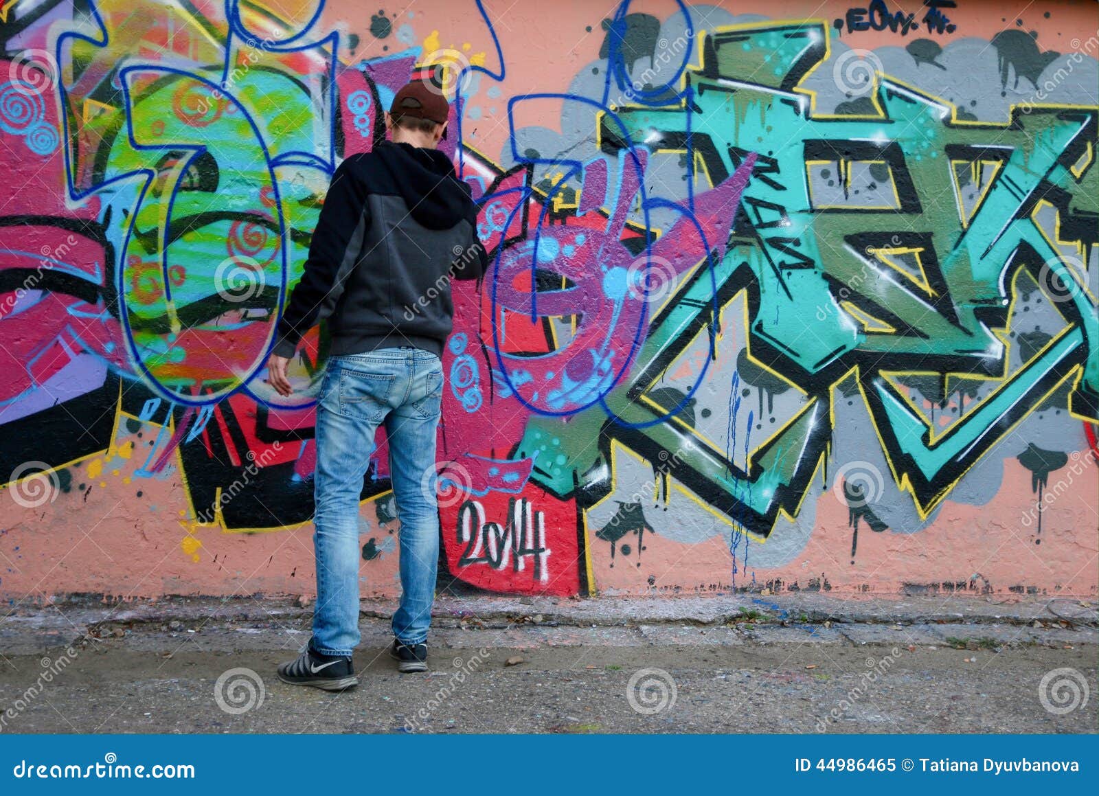 Graffiti editorial image. Image of wall, drawing, graffiti - 44986465