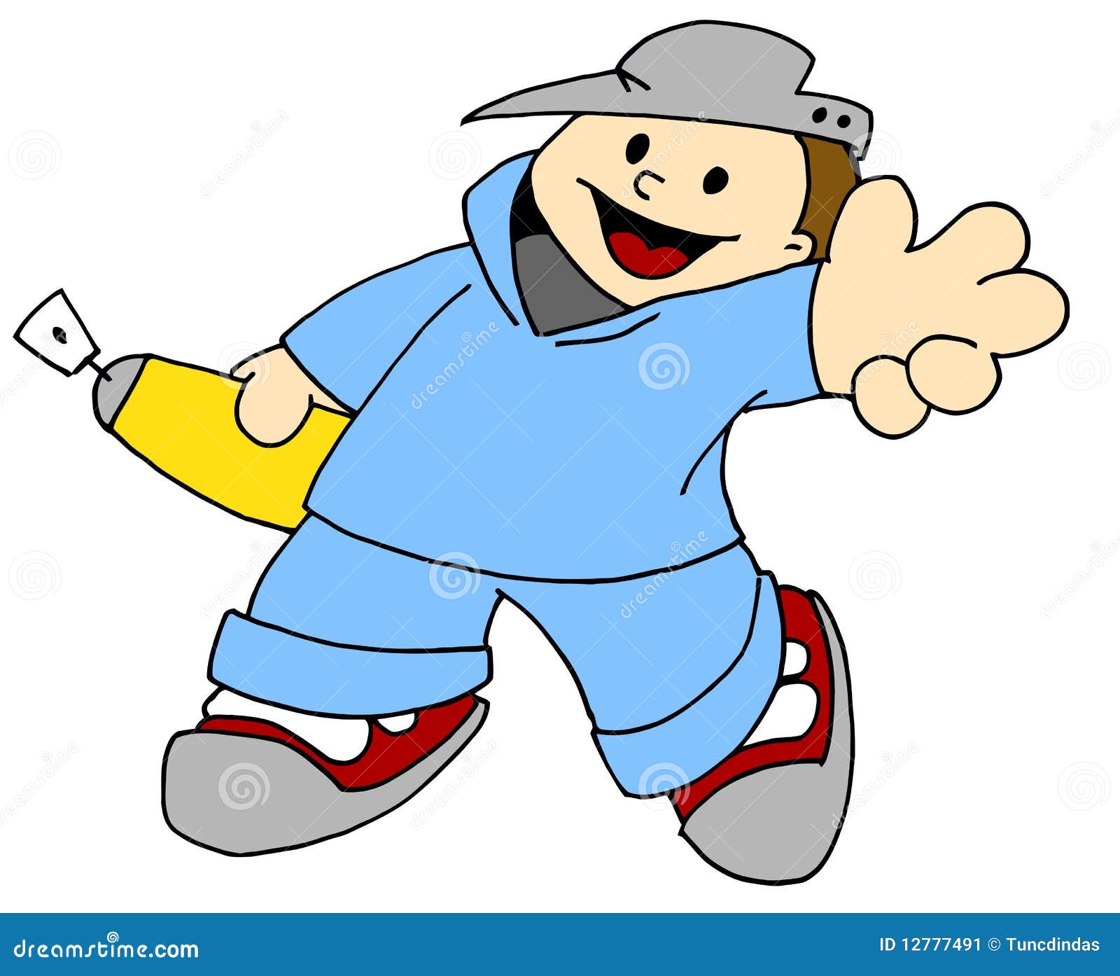 Graffiti Marker Character 02 Stock Vector - Illustration of isolated ...