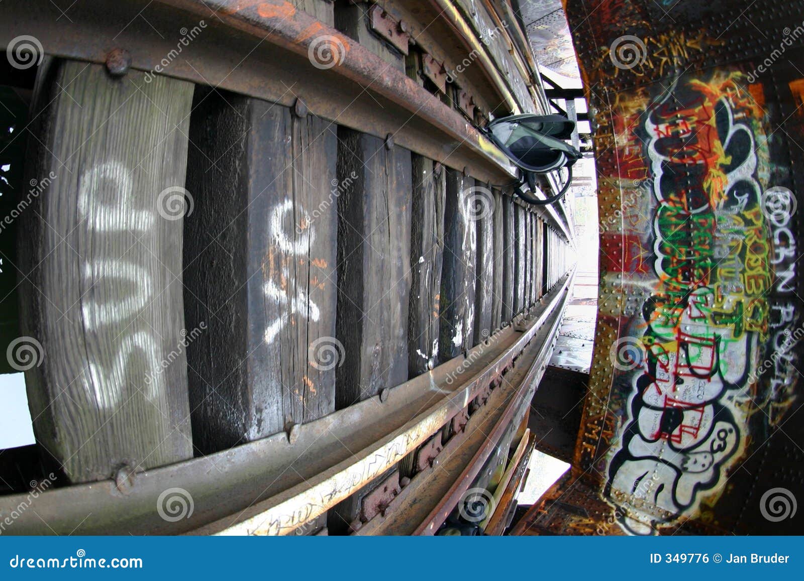 Graffiti On A Girder Stock Image | CartoonDealer.com #2864653