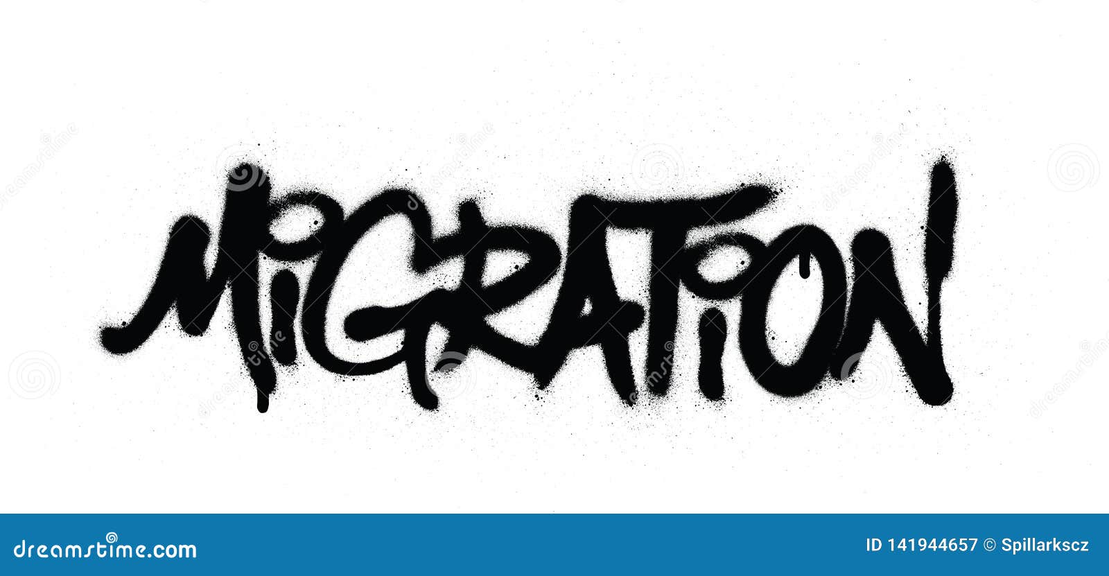 FUGITIVE Writing Vector Design On White Background Royalty-Free Stock ...