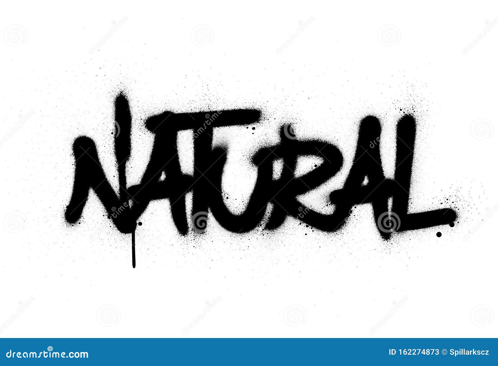100% Natural Word Text Logo Icon Typography Design Vector Illustration ...