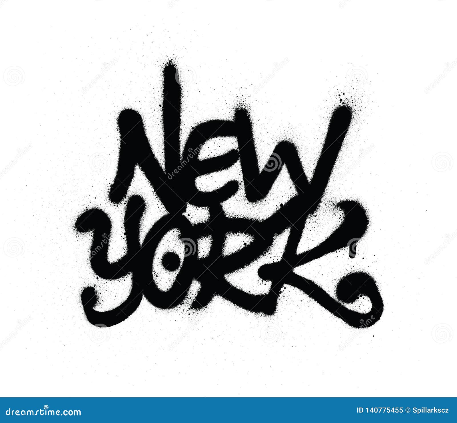 Graffiti New York Vector Illustration | CartoonDealer.com #2168694
