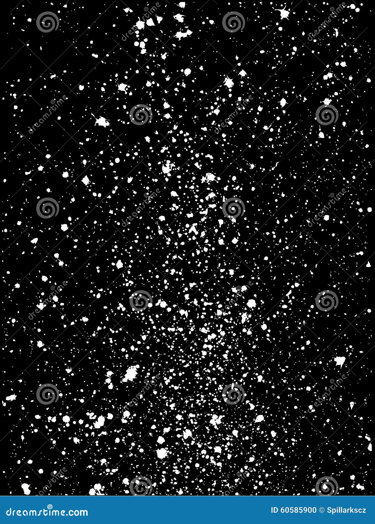 Graffiti Paint Splatter Pattern in White Over Black Stock Vector ...