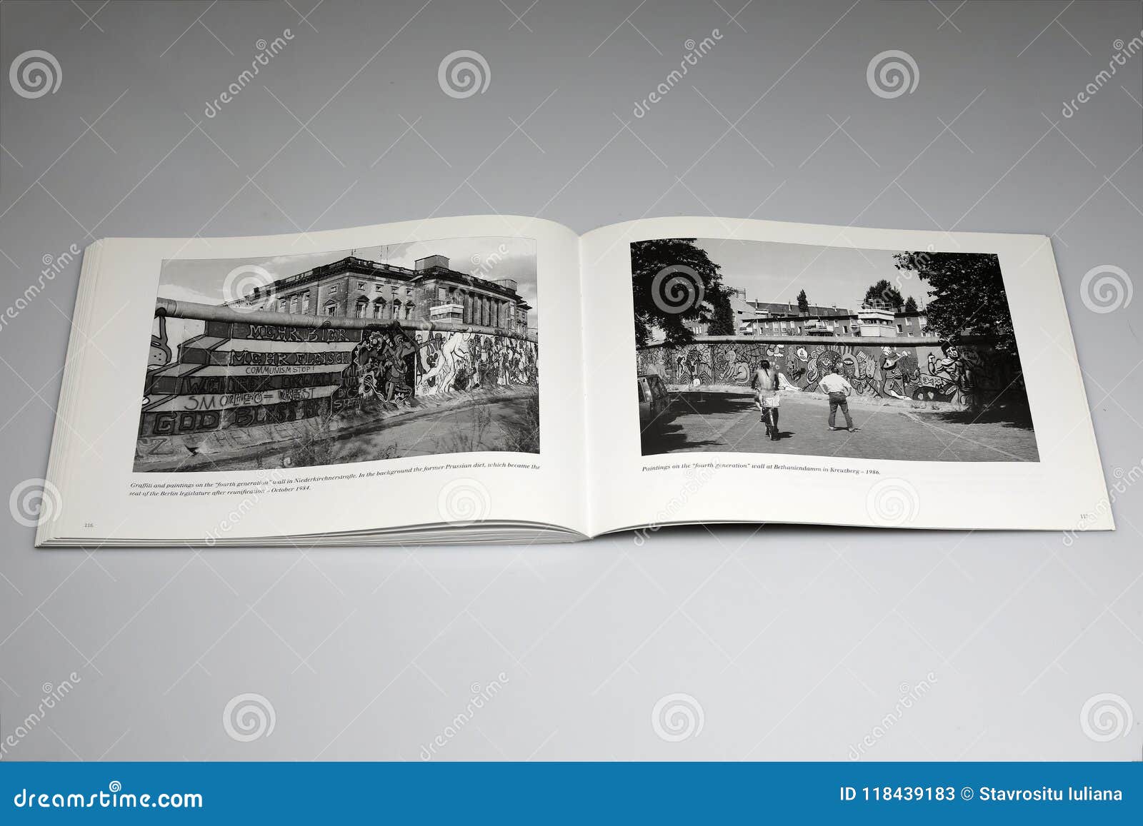 The Berlin Wall 1961-1989 Book, Graffiti and Paintings on the Forth ...