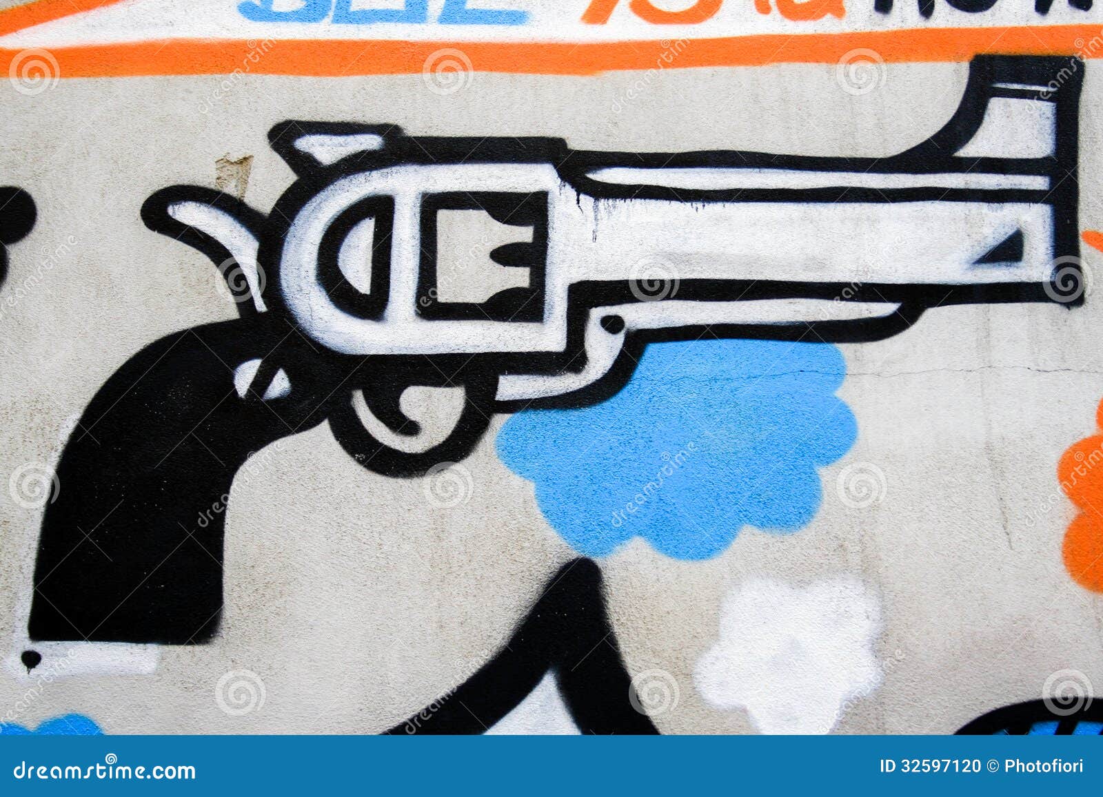 Graffiti Gun Drawing at Shani Tillman blog